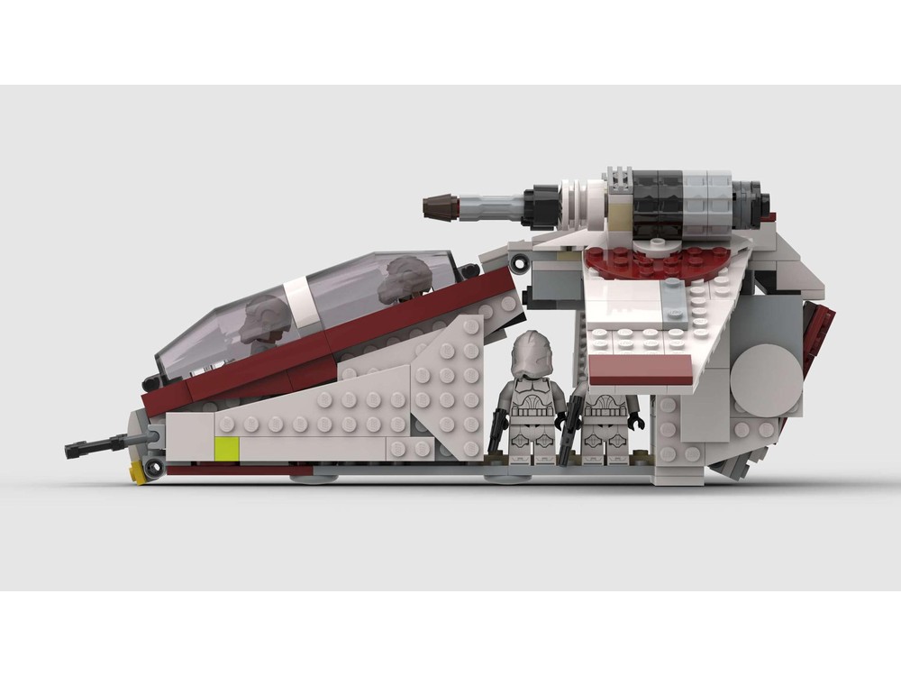 LEGO MOC Republic Gunship LAAT/i - Alternate Build of 75402 ARC-170 ...
