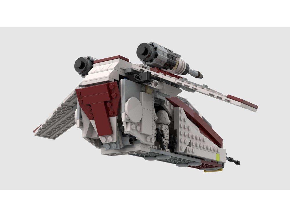 LEGO MOC Republic Gunship LAAT/i - Alternate Build of 75402 ARC-170 ...
