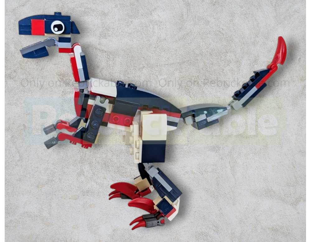 LEGO MOC 31088 Alternate Build Velociraptor by LegoBuildo | Rebrickable ...