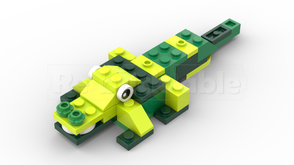 LEGO MOC-208432 Alligator (LEGO 11007 Alternate) by pluTOMium ...