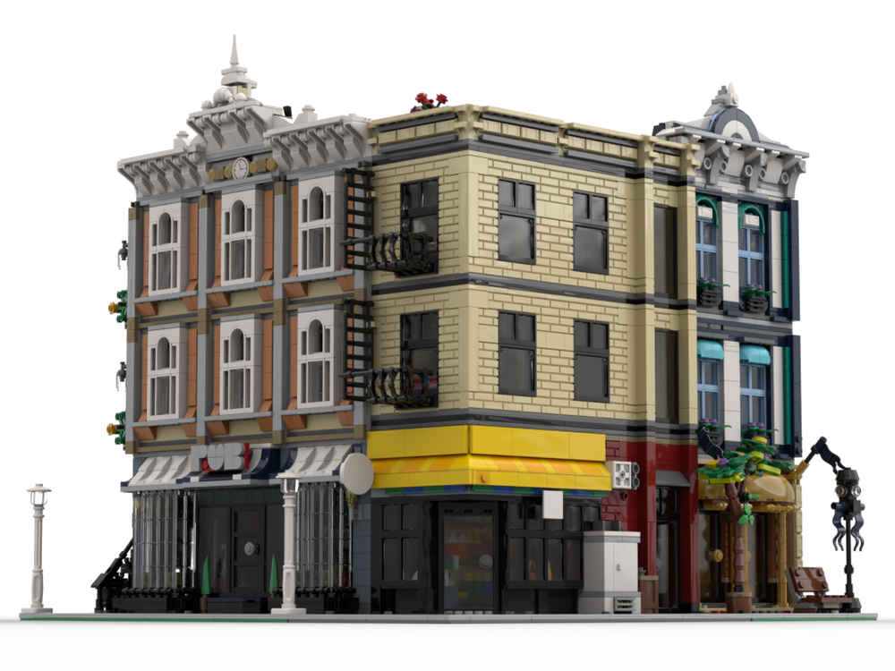 LEGO MOC-208439 Empty Apt Floor - Compatible with MOC 208116 by Brick ...