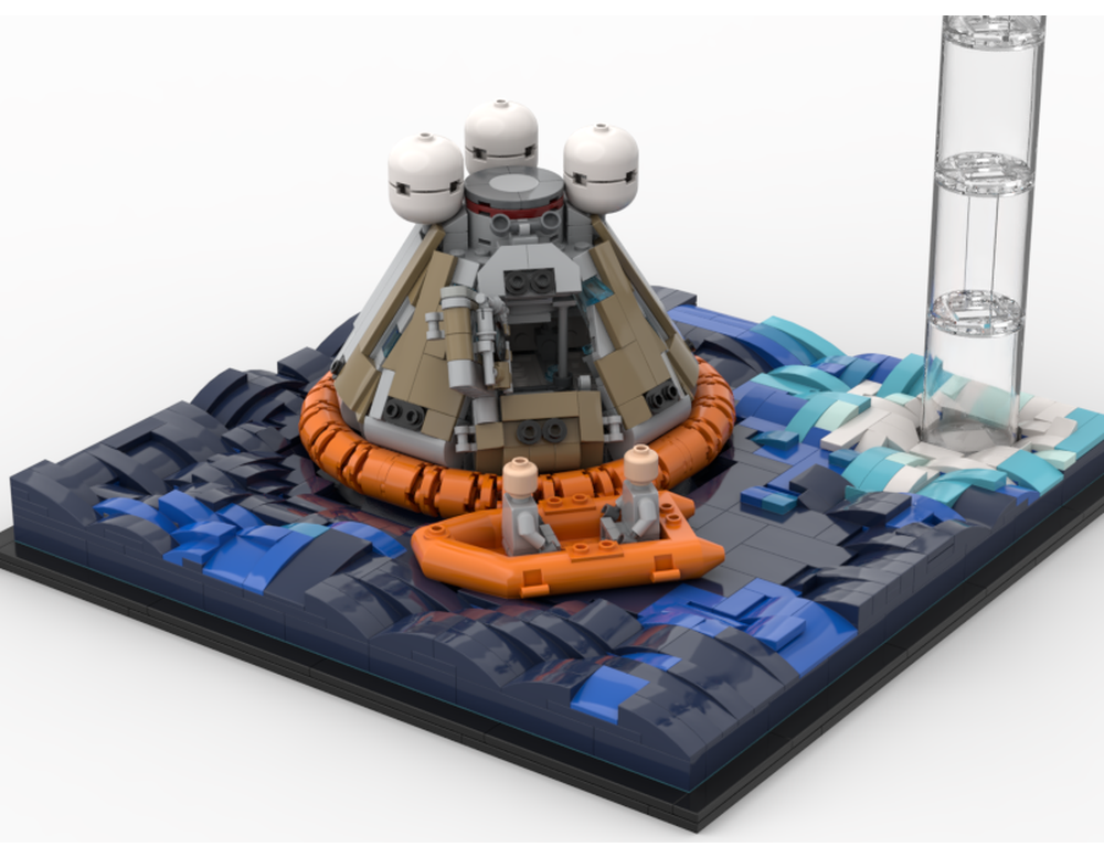 LEGO MOC Apollo Command Module Recovery by iscatrebor | Rebrickable ...