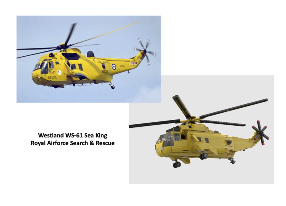 LEGO MOC-208454 Sikorsky/Westland Sea King Helicopters by iscatrebor ...