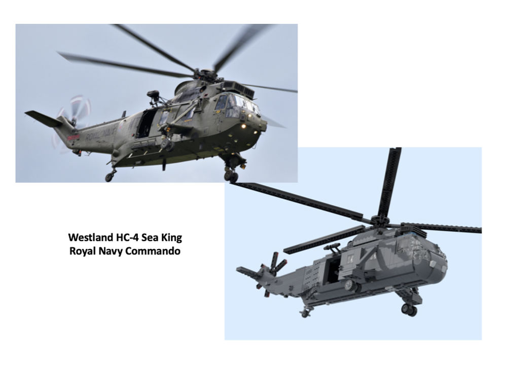 LEGO MOC-208454 Sikorsky/Westland Sea King Helicopters by iscatrebor ...