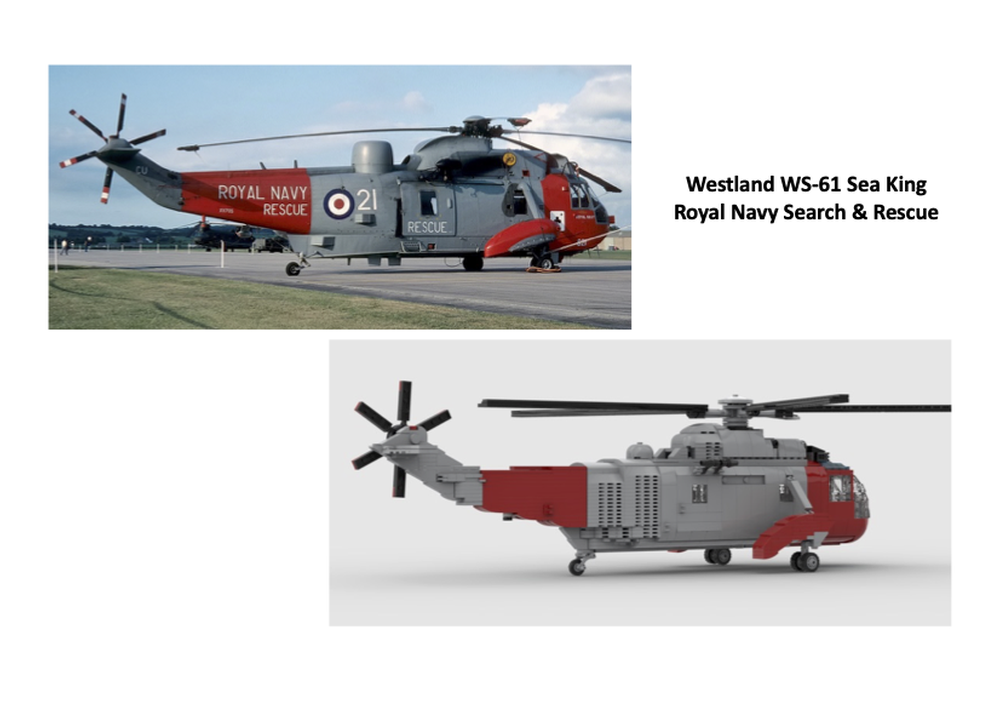LEGO MOC-208454 Sikorsky/Westland Sea King Helicopters by iscatrebor ...