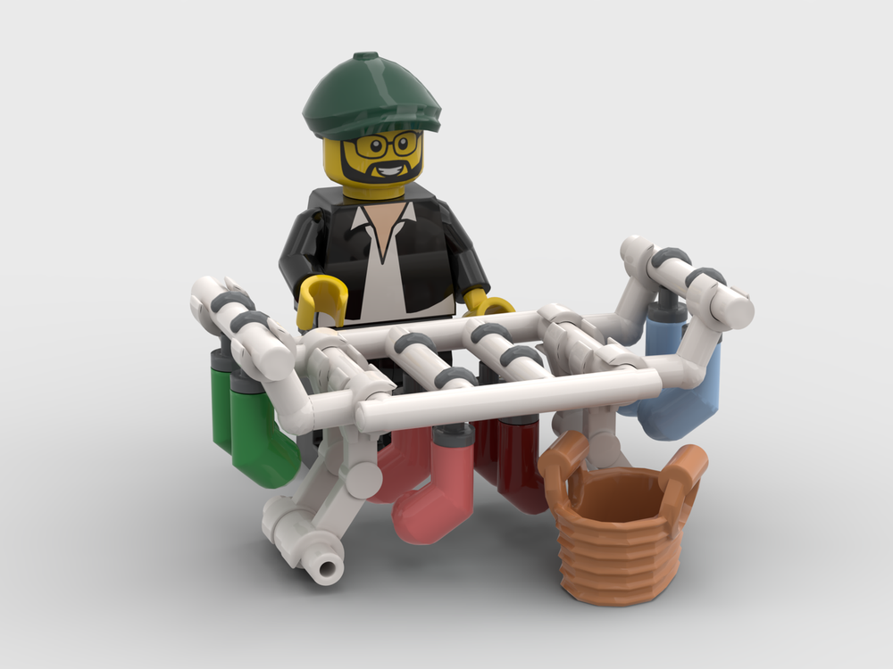 LEGO MOC Drying Rack by BrickHappens | Rebrickable - Build with LEGO