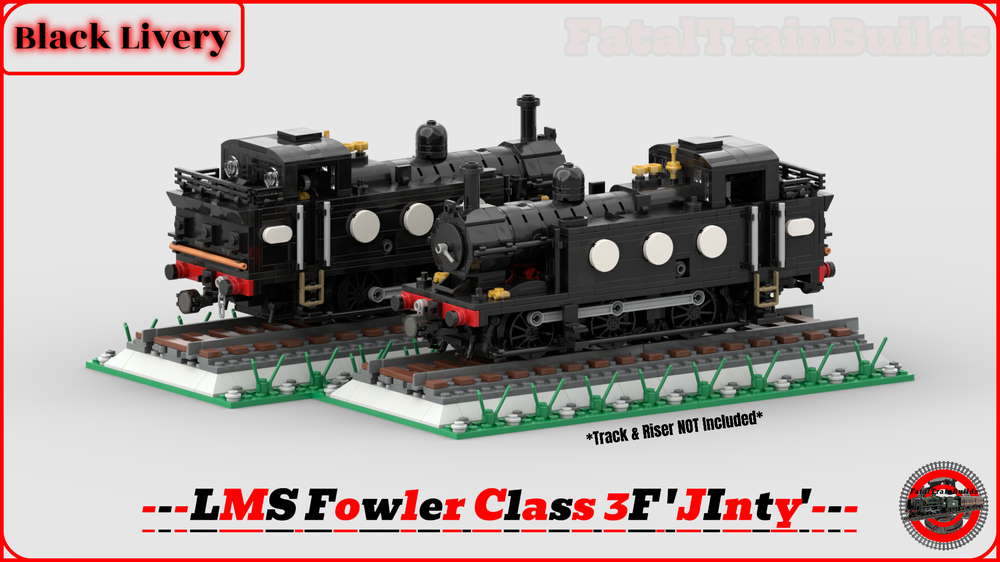 LEGO MOC (Black) LMS Fowler Class 3F 'Jinty' (8w) by FatalTrainBuilds ...