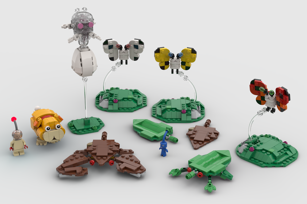 LEGO MOC Pikmin 4 - Spectralids, Honeywisp, and Leaves by Renk ...