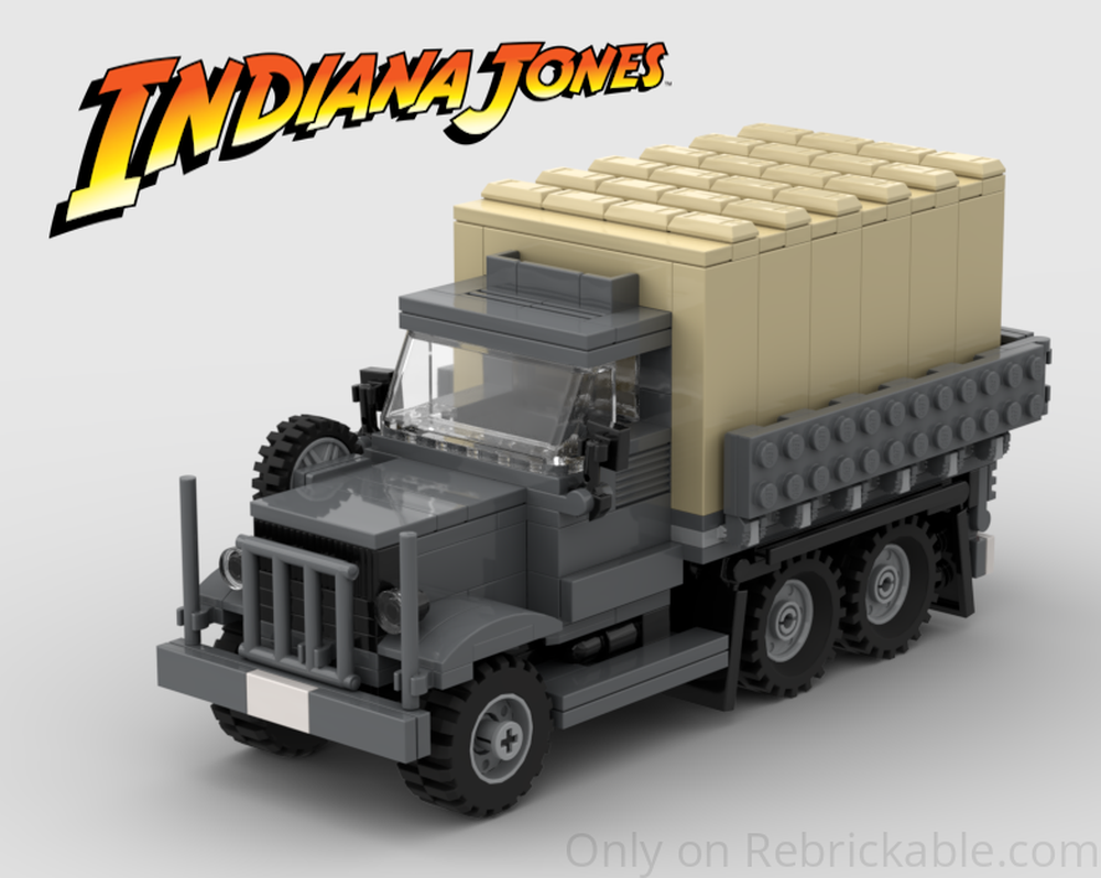 LEGO MOC Indiana Jones Truck (Raiders of The Lost Ark) Mercedes-Benz ...