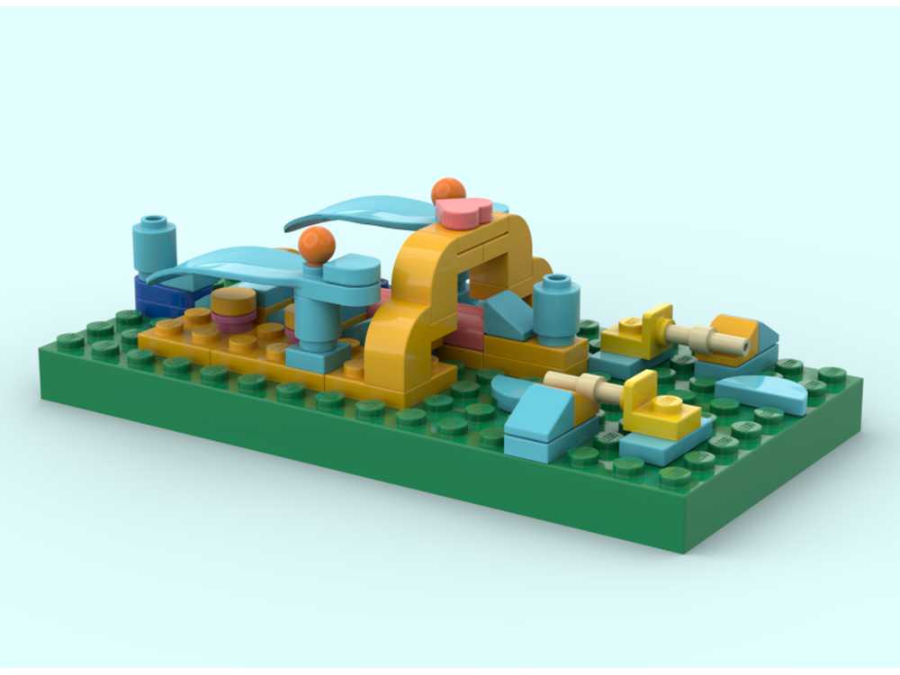 LEGO MOC 71488 Nano Train Station by thekitchenscientist | Rebrickable ...