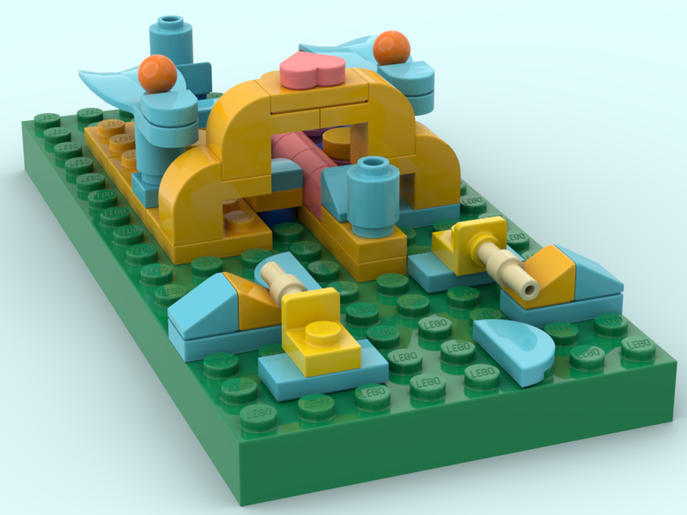 LEGO MOC 71488 Nano Train Station by thekitchenscientist | Rebrickable ...
