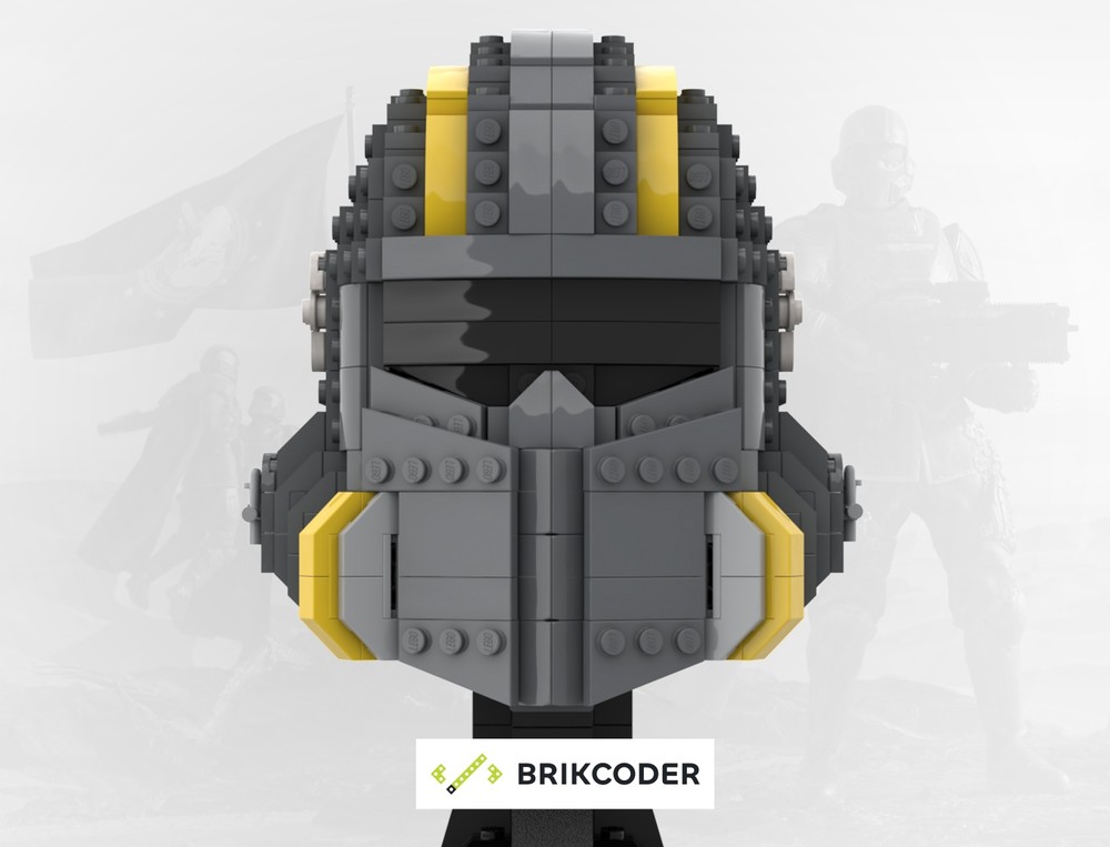 LEGO MOC Helldivers | B-01 Tactical Helmet by BRIKCODER | Rebrickable ...