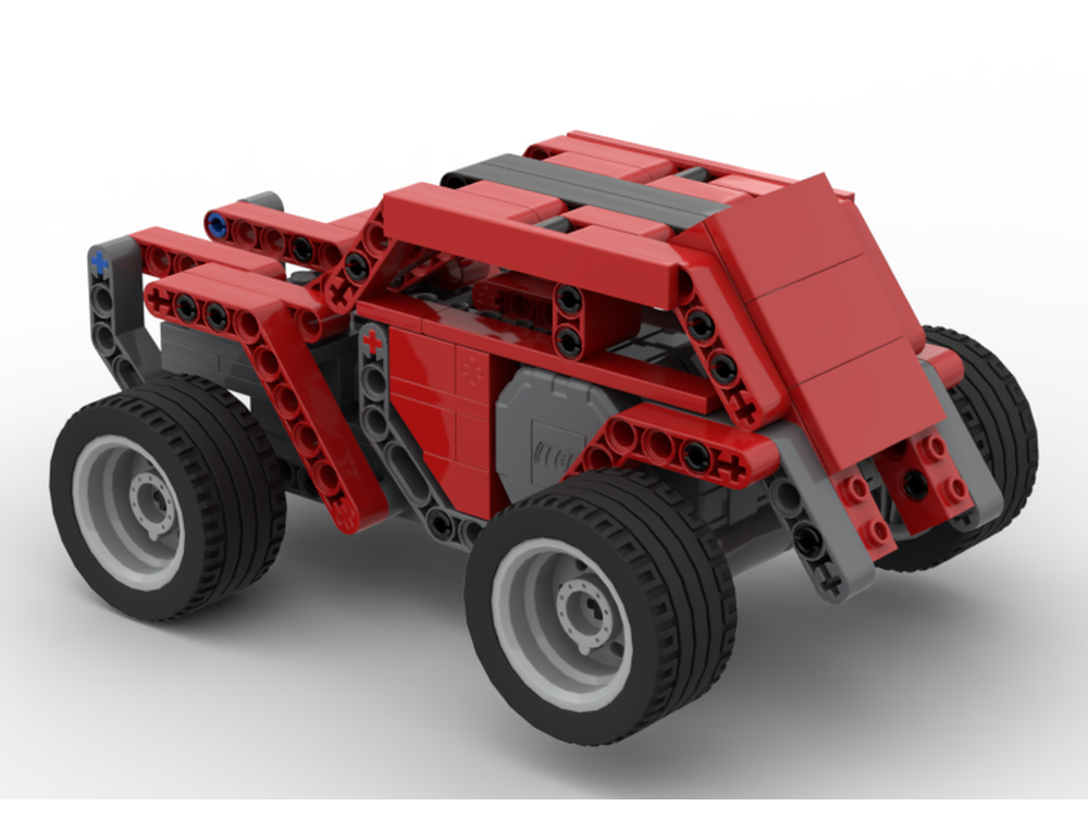 LEGO MOC pull back beach buggy with inline-2 engine by DigitalDan ...