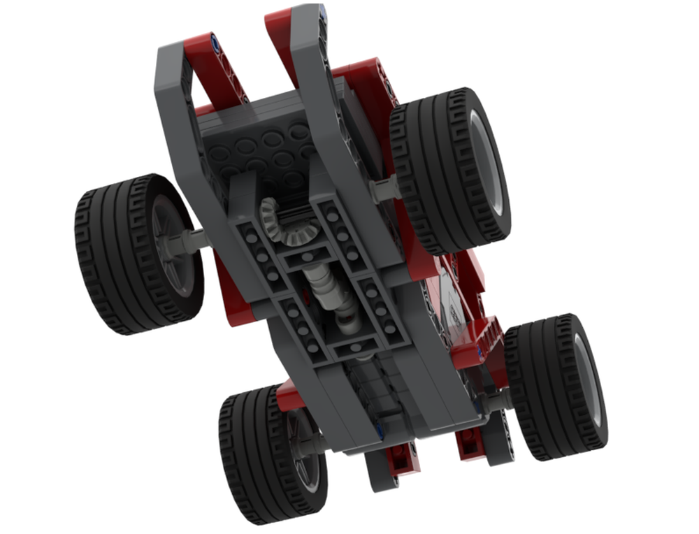 LEGO MOC pull back beach buggy with inline-2 engine by DigitalDan ...