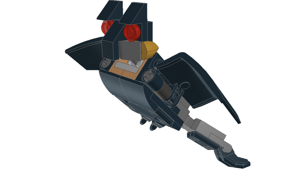 LEGO MOC-208518 76270 Bat by julien1001 | Rebrickable - Build with LEGO