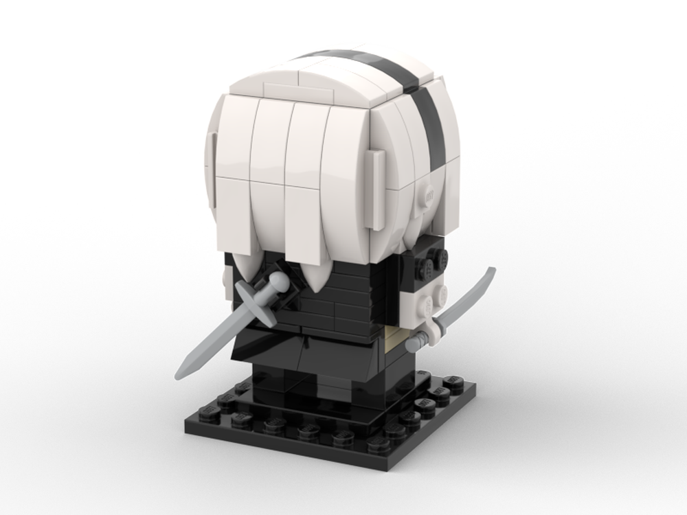 LEGO MOC 2B Nier Automata Brickheadz by BrickTimeVidz | Rebrickable ...