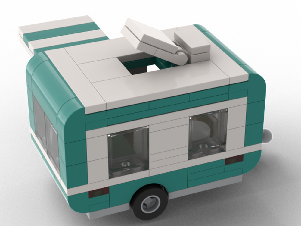 LEGO MOC-208523 Retro Caravan by AntOrman | Rebrickable - Build with LEGO