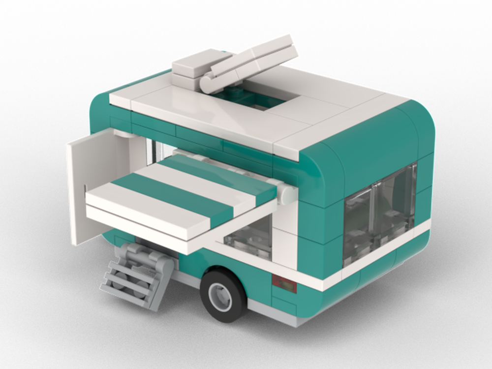 LEGO MOC-208523 Retro Caravan by AntOrman | Rebrickable - Build with LEGO