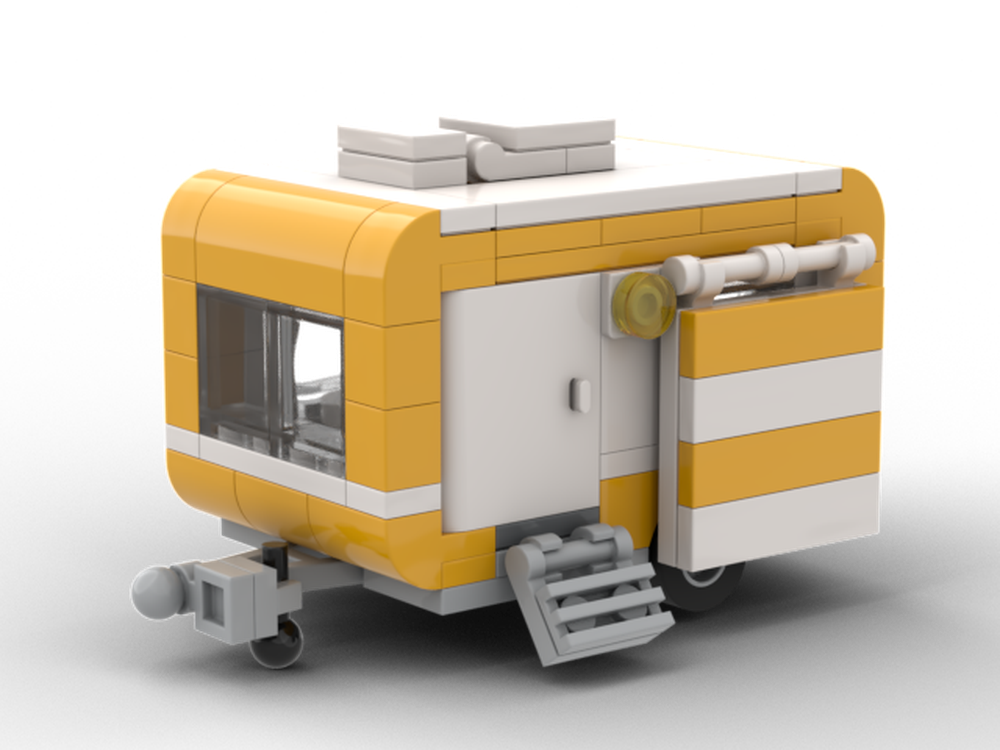 LEGO MOC-208523 Retro Caravan by AntOrman | Rebrickable - Build with LEGO