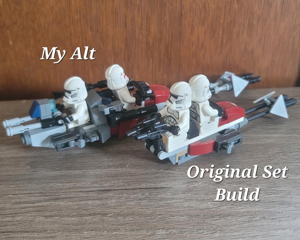 LEGO MOC-208528 75372 Two-Seat Combat Speeder Alt by Diamondguy7567 ...