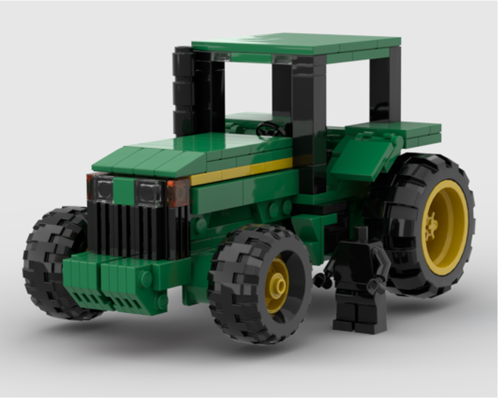 LEGO MOC John Deere Tractor by Northwoods | Rebrickable - Build with LEGO