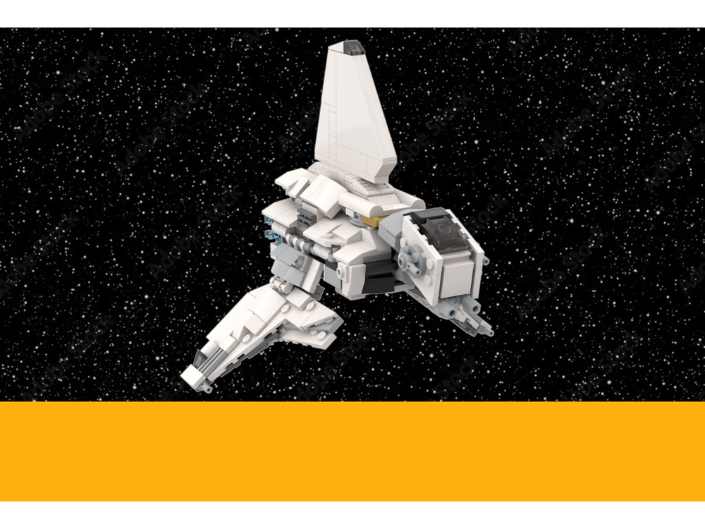 LEGO MOC-208530 Rho-class Shuttle by AtlasNoctis | Rebrickable - Build ...
