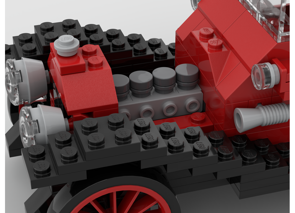 LEGO MOC Cadillac 1913 Roadster - A Revamp of the Classic LEGO Set 390 ...