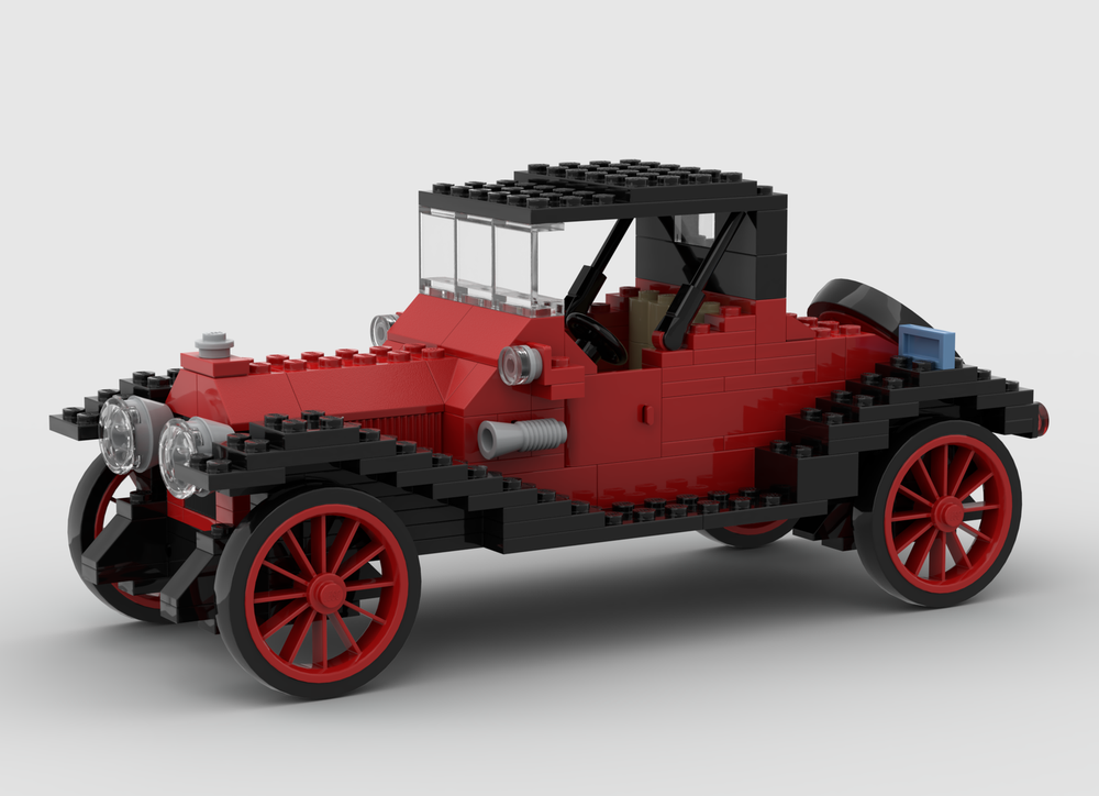 LEGO MOC Cadillac 1913 Roadster - A Revamp of the Classic LEGO Set 390 by Niceno | Rebrickable ...