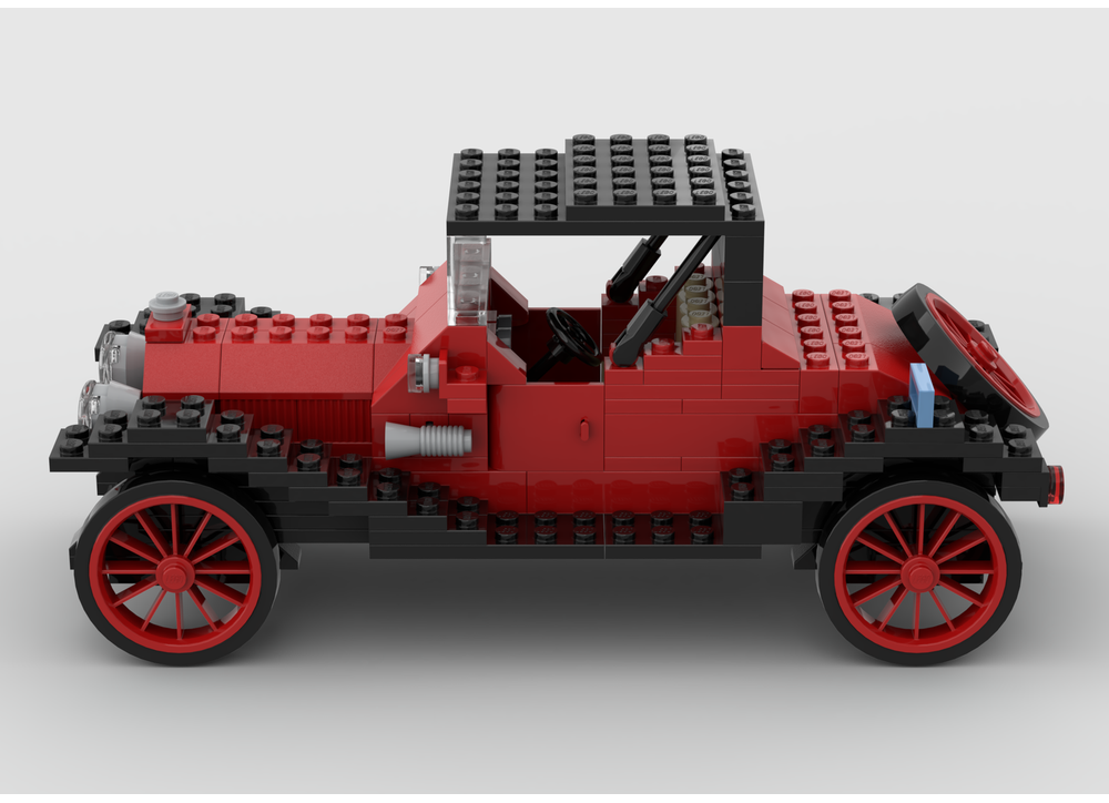 LEGO MOC Cadillac 1913 Roadster - A Revamp of the Classic LEGO Set 390 ...