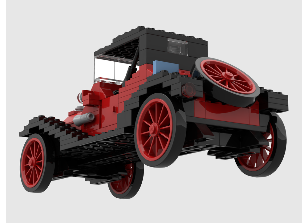 LEGO MOC Cadillac 1913 Roadster - A Revamp of the Classic LEGO Set 390 ...