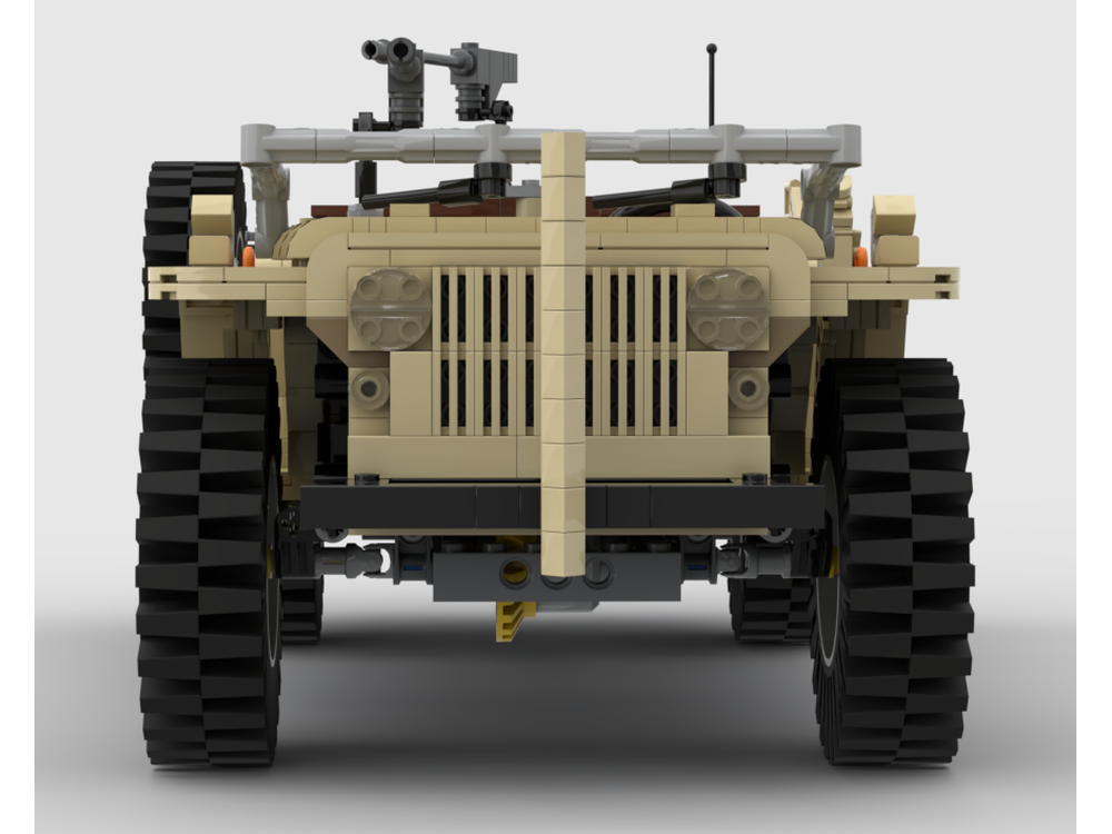 Lego Moc Willys Mb Jeep By Etphhm Rebrickable Build With Lego
