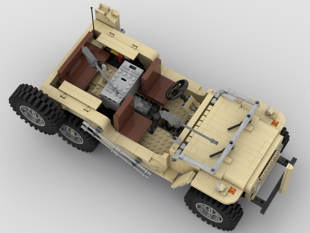 LEGO MOC Willys MB Jeep by etphhm | Rebrickable - Build with LEGO