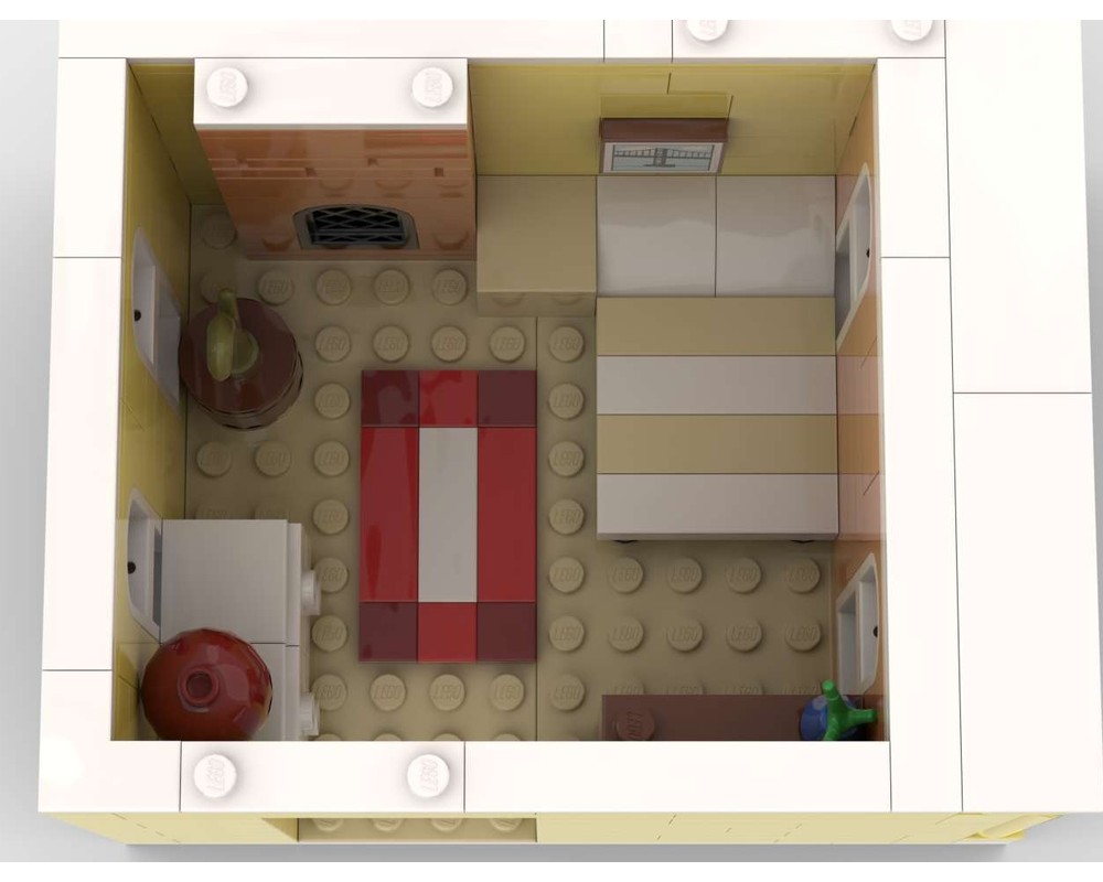Lego Moc Jazz Club Pizzeria Floor 3 By Howdismal Rebrickable Build