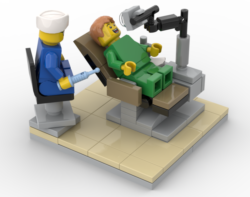 LEGO MOC Dentist Chair by alejoluis | Rebrickable - Build with LEGO