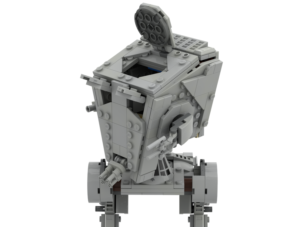 LEGO MOC-208579 AT-ST mini-fig scale (alternate of 75375) by zeegiraf ...