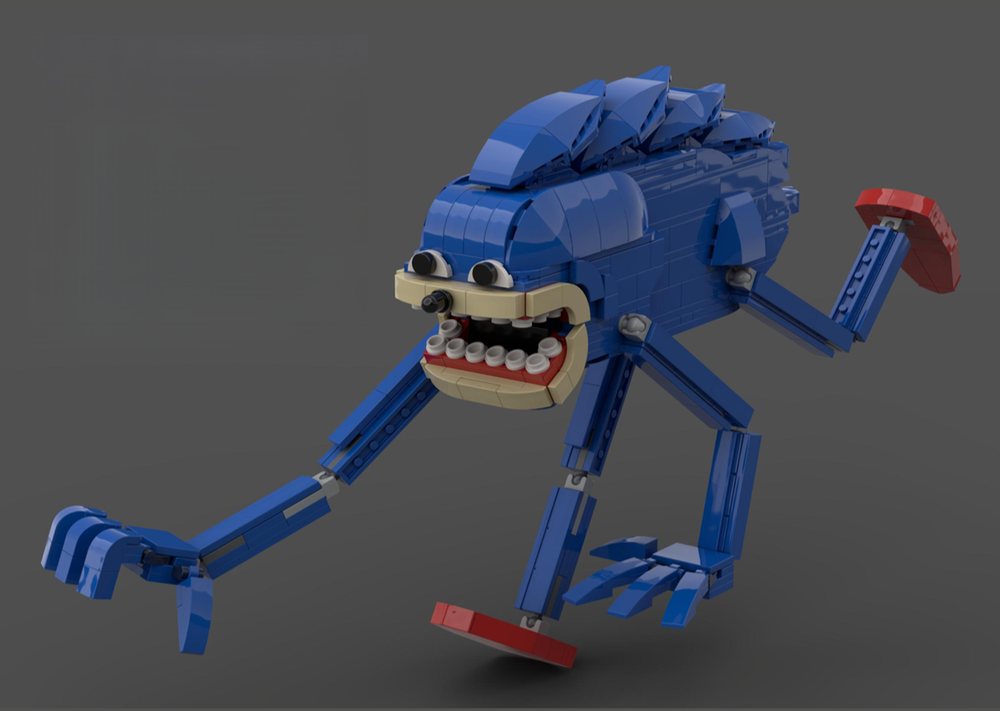 LEGO MOC Beast Mode Sonic by RepublicStuds | Rebrickable - Build with LEGO