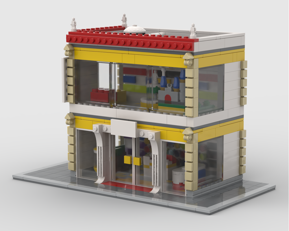 LEGO MOC-208592 Corner LEGO Store Modular by brickmanspark ...