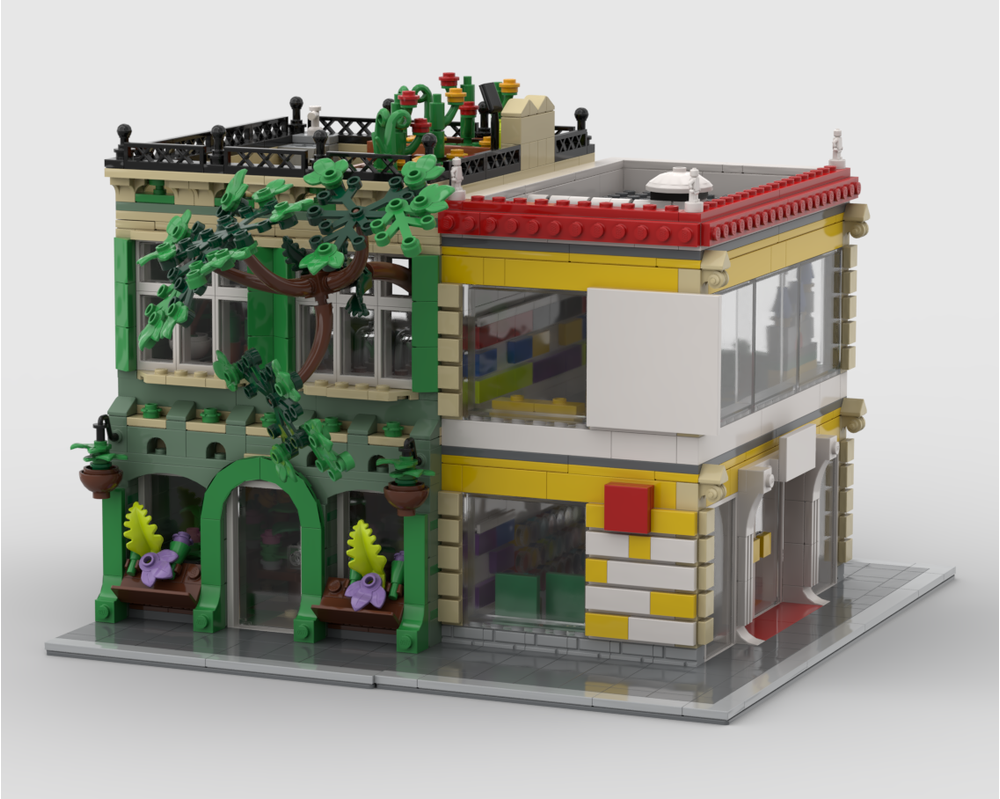 LEGO MOC Corner LEGO Store Modular by brickmanspark | Rebrickable ...
