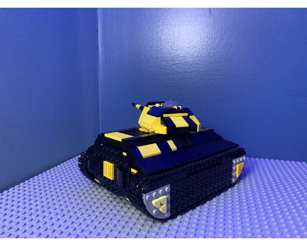 Lego Moc Blacktron 1 Medium Tank By Brickedsls Rebrickable Build