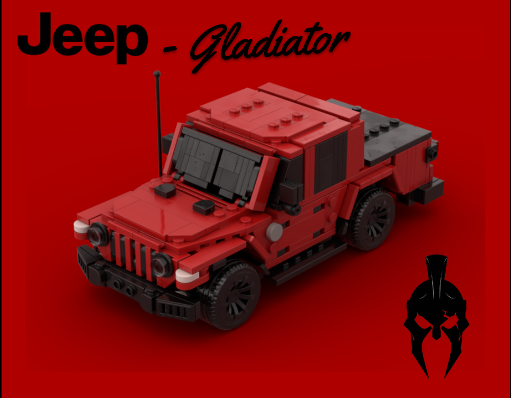 LEGO MOC-208614 Jeep Gladiator by BasicBuilder23 | Rebrickable - Build ...