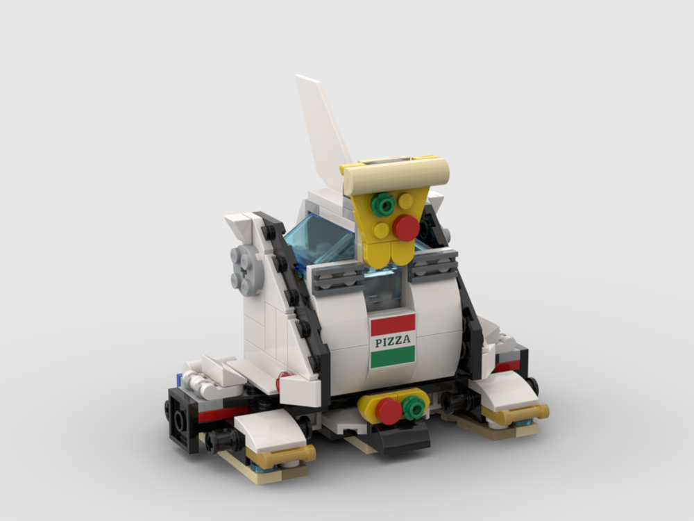 LEGO MOC Pizza Capsule by PizzaNinja | Rebrickable - Build with LEGO