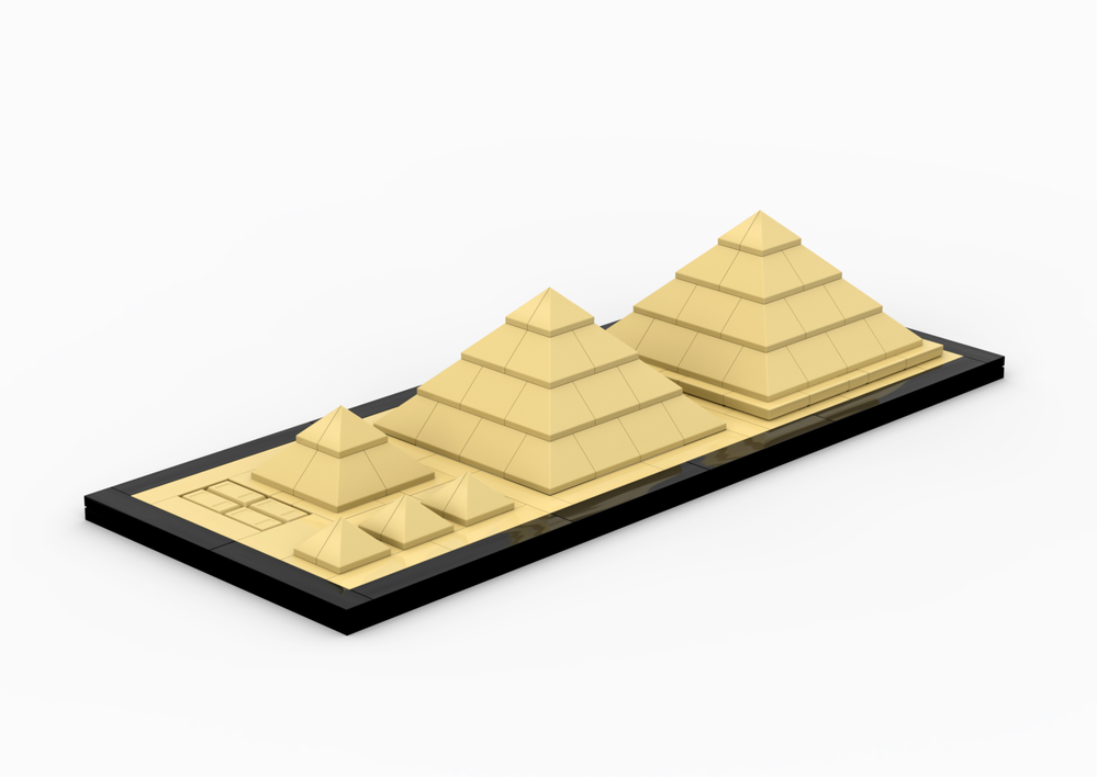 LEGO MOC Great Pyramids of Giza by The Bobby Brix Channel | Rebrickable ...