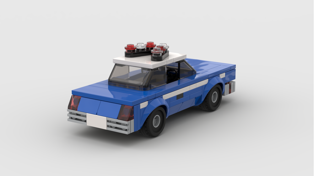 LEGO MOC NYPD 80's Police Car by BT_studios | Rebrickable - Build with LEGO