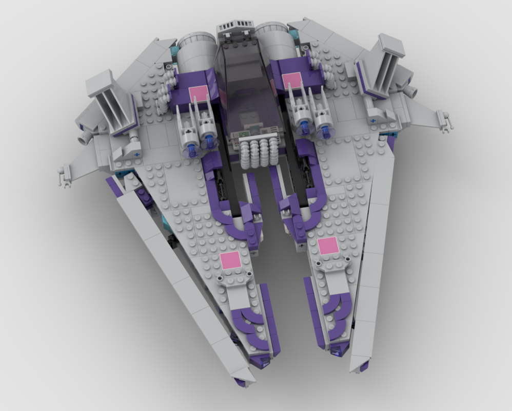 LEGO MOC Vernius Railgun Drone by Freakle | Rebrickable - Build with LEGO