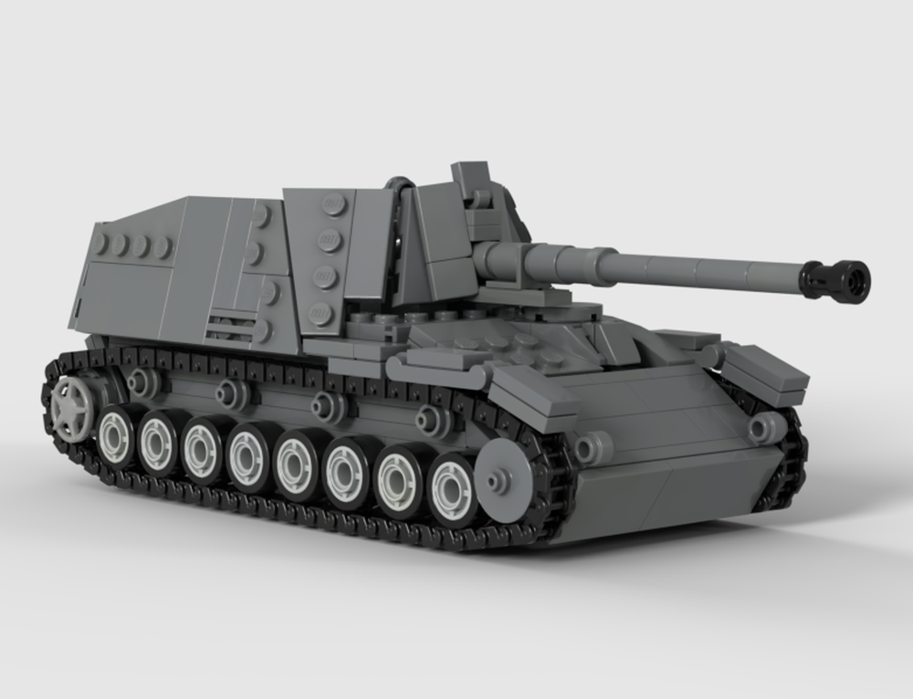 LEGO MOC Lego WW2 Nashorn Tank by BrickMotions6026 | Rebrickable ...