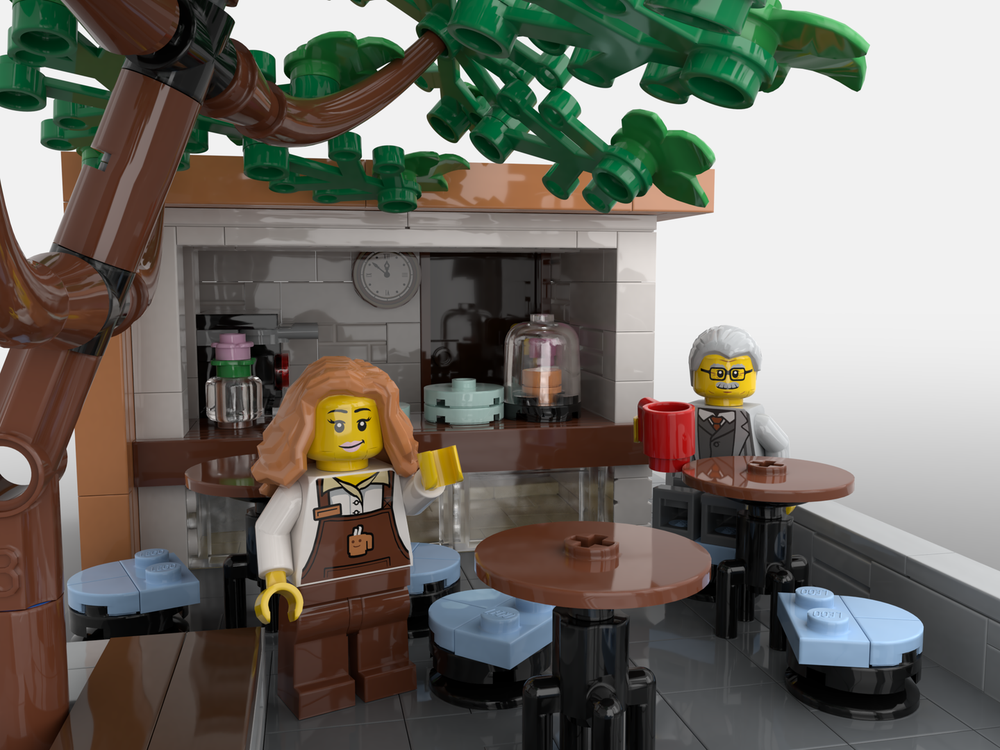 LEGO MOC-208670 Modern Street Café by Mattysek289 | Rebrickable - Build ...