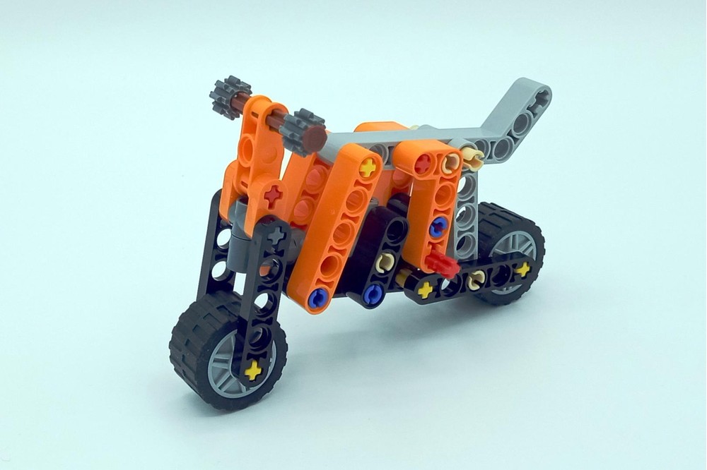 LEGO MOC 30710 Motorcycle by Nequmodiva | Rebrickable - Build with LEGO