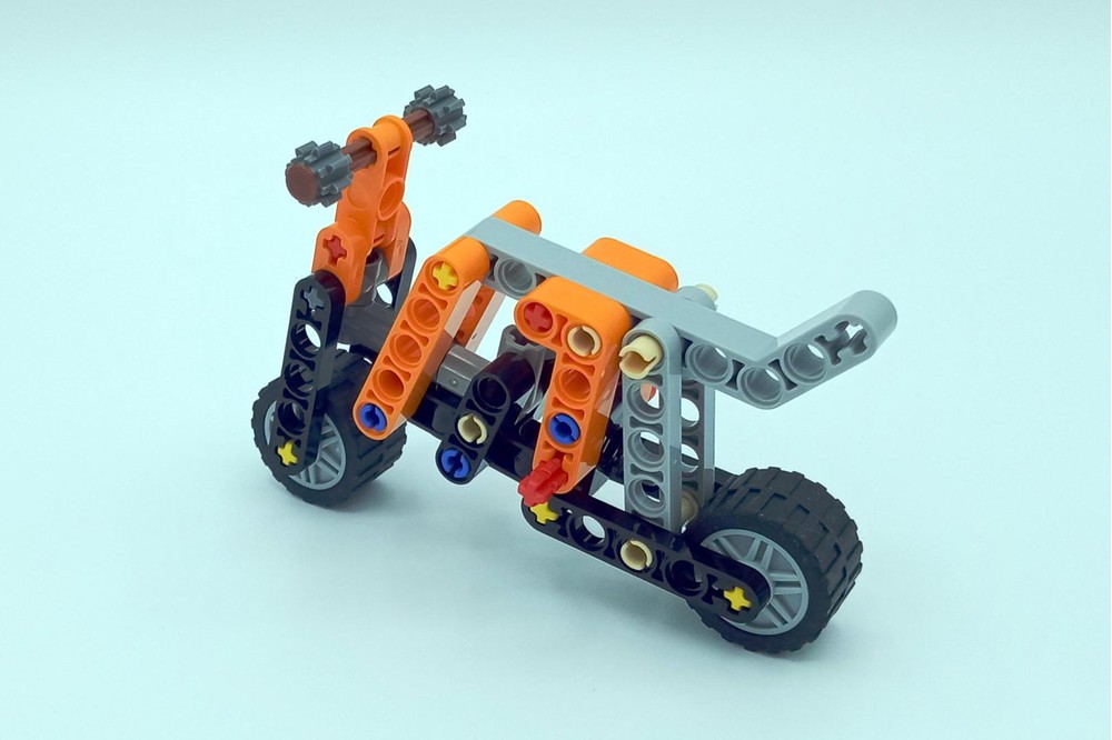 LEGO MOC 30710 Motorcycle by Nequmodiva | Rebrickable - Build with LEGO