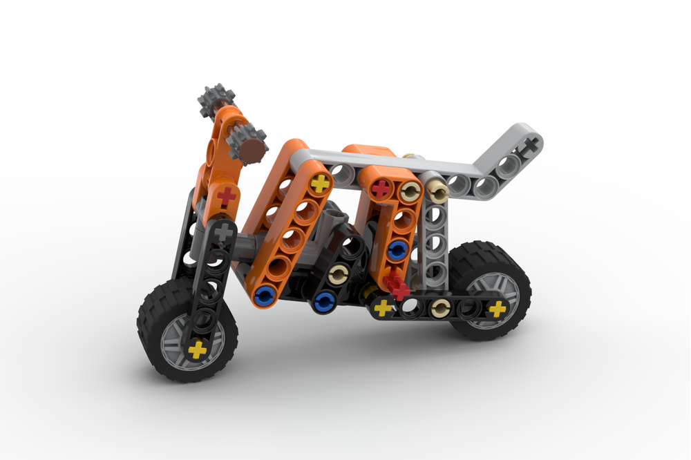LEGO MOC 30710 Motorcycle by Nequmodiva | Rebrickable - Build with LEGO