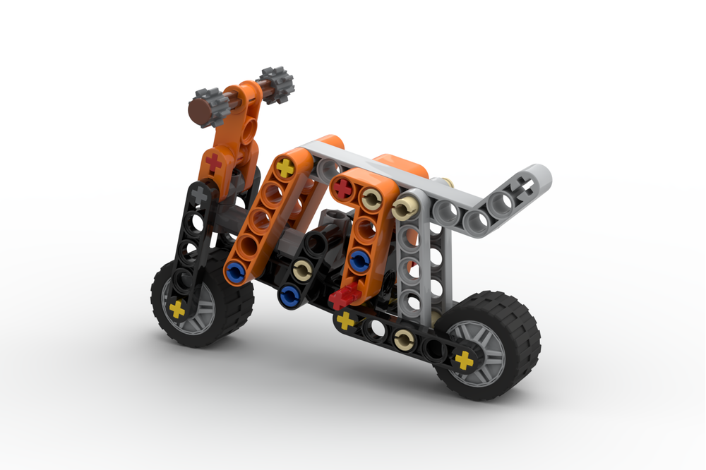 LEGO MOC 30710 Motorcycle by Nequmodiva | Rebrickable - Build with LEGO